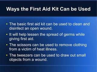 First aid kit | ODP