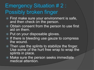 First aid kit by Jessica Fowler | PPT