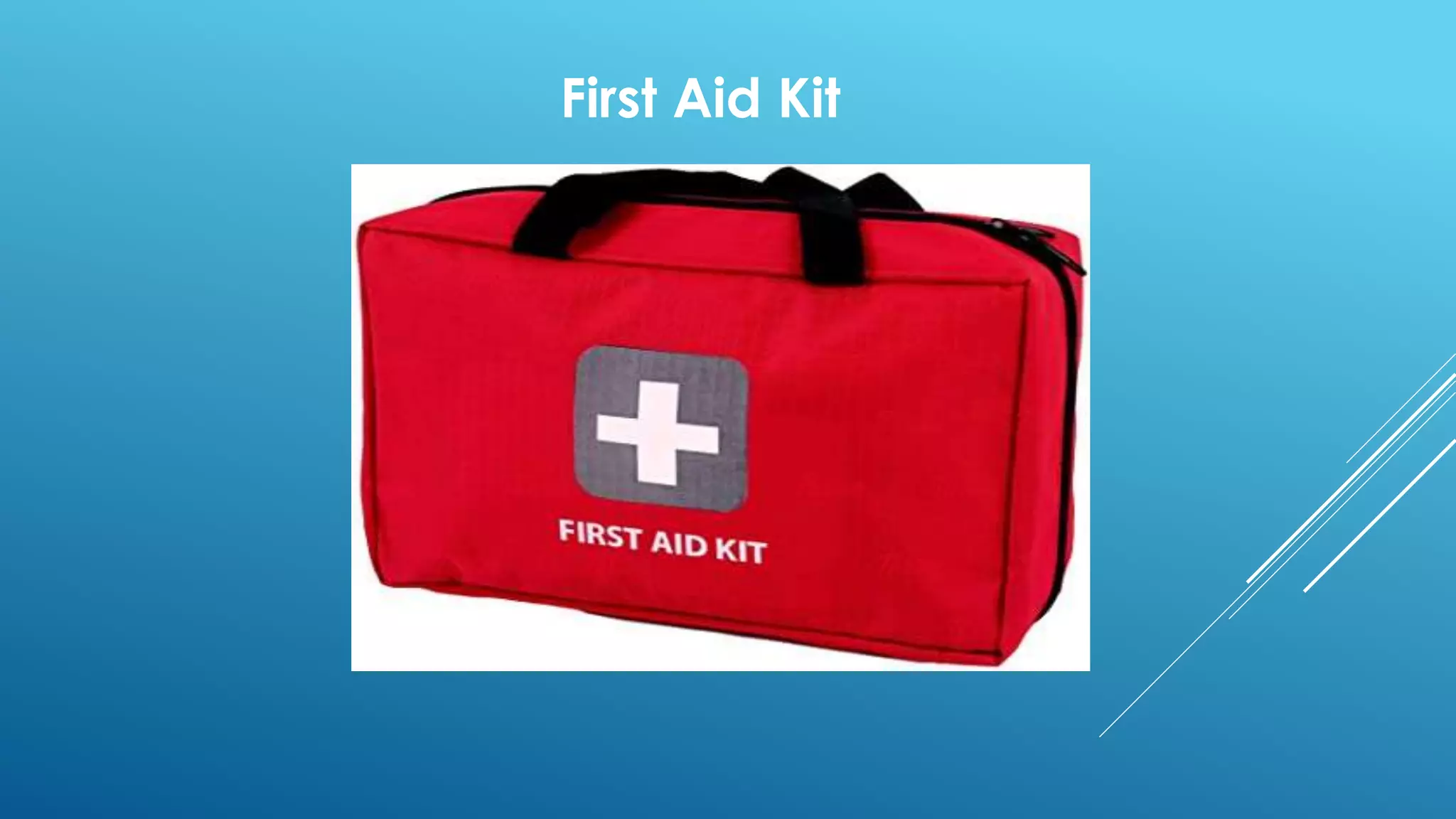 First aid kit | PPTX