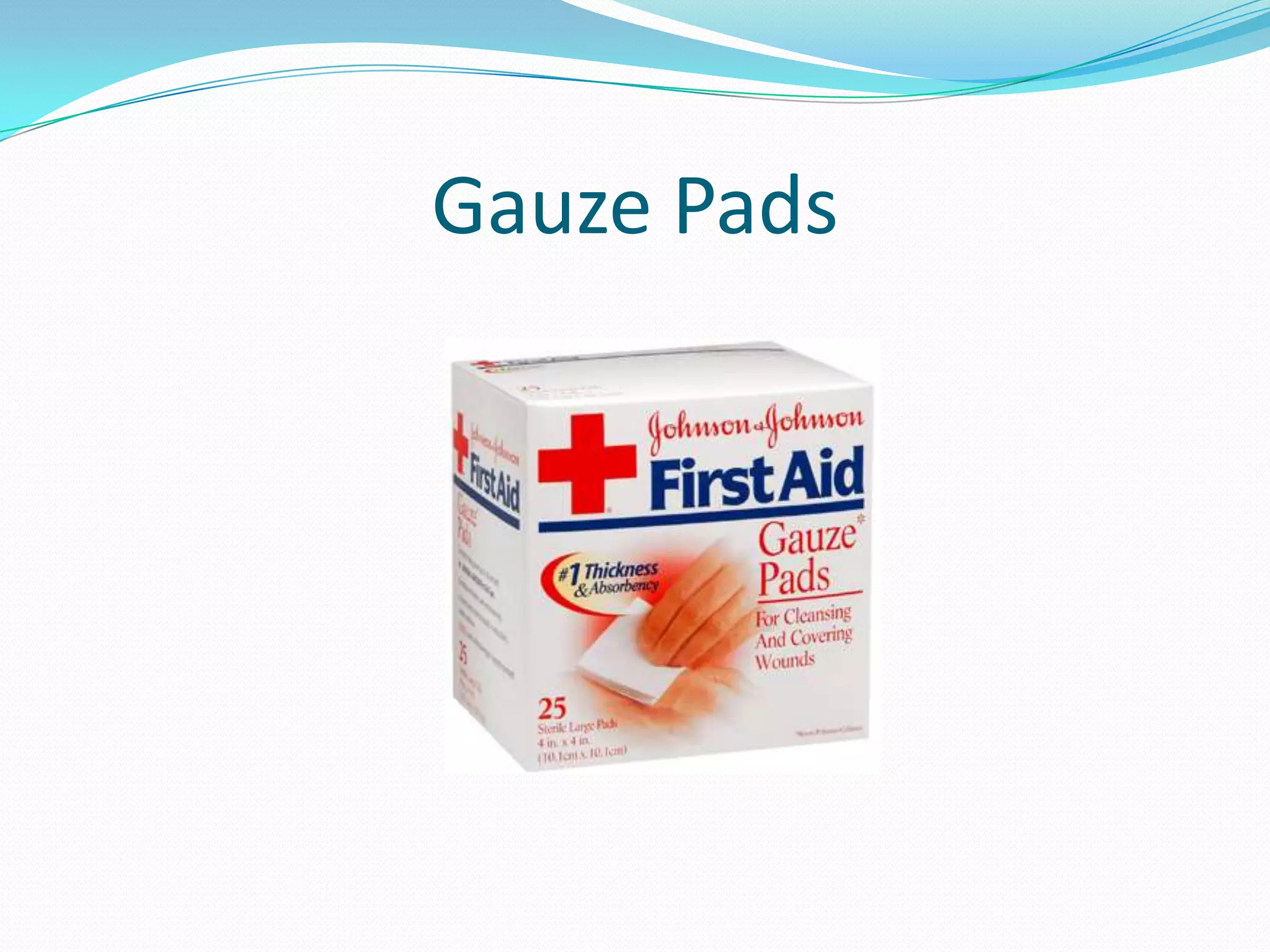 First aid kit assignment | PPT