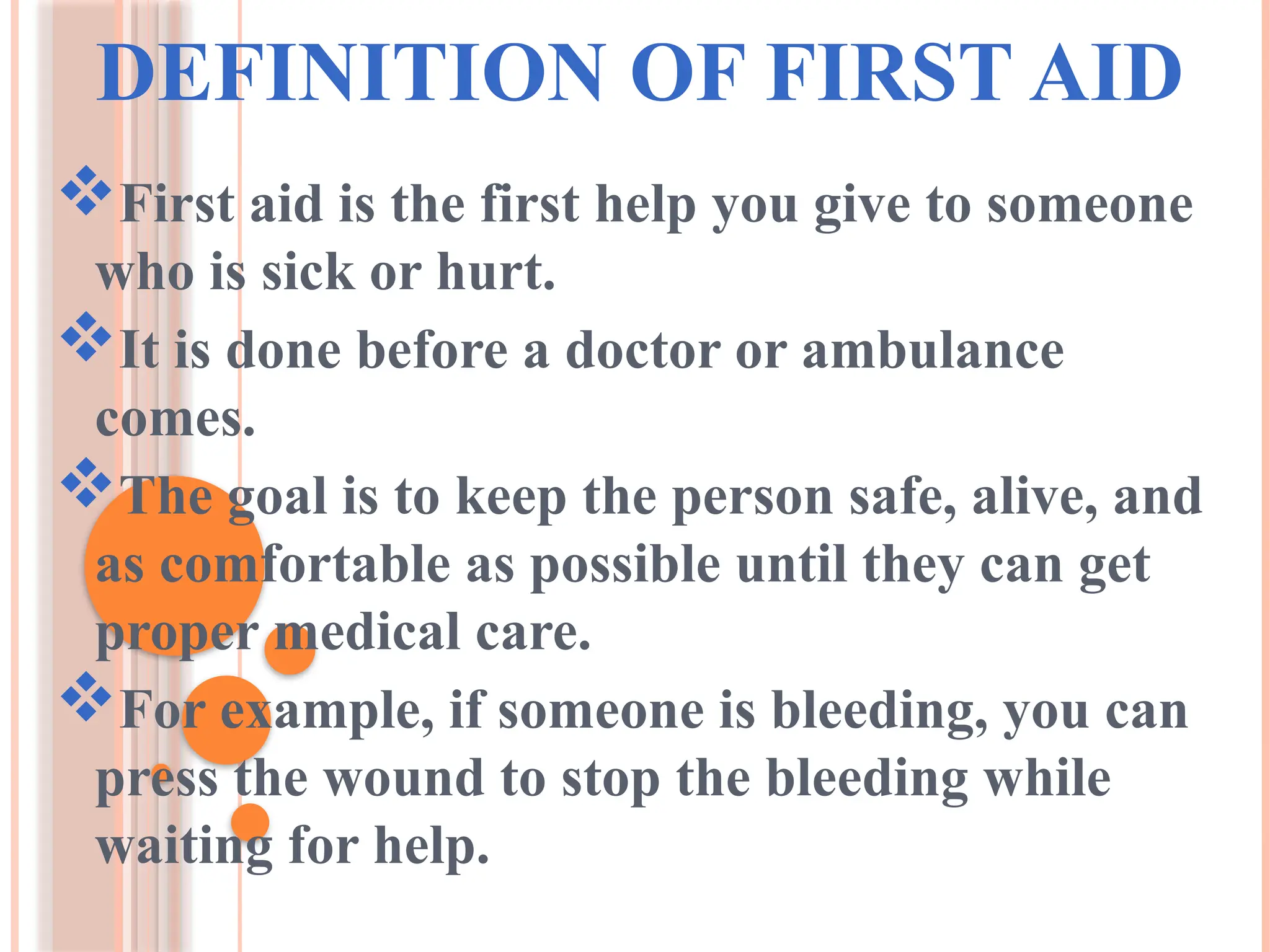 FIRST AID LECTURE UNIT 1 SEMESTER II.pptx