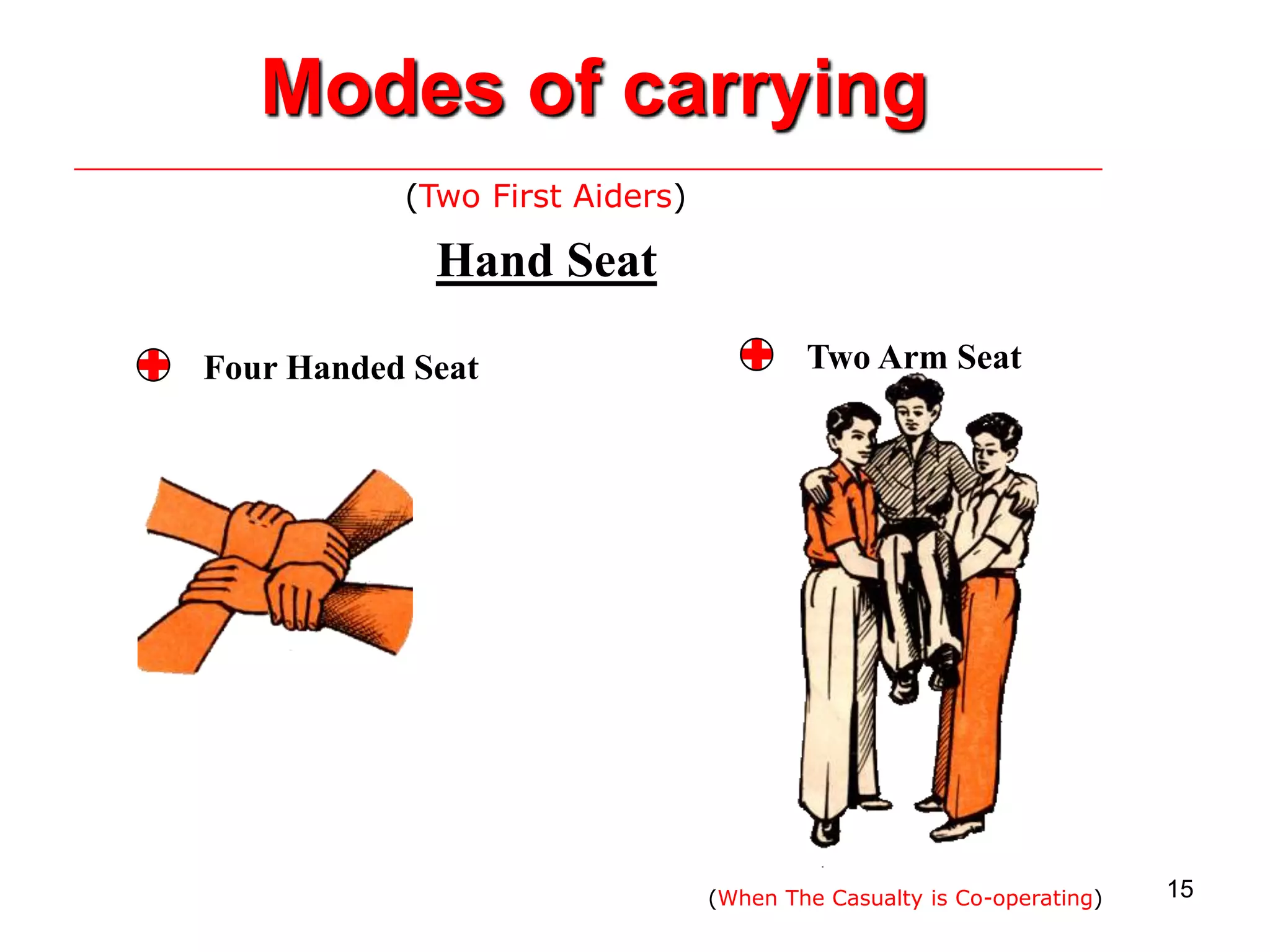 First aid lesson carrying | PPTX