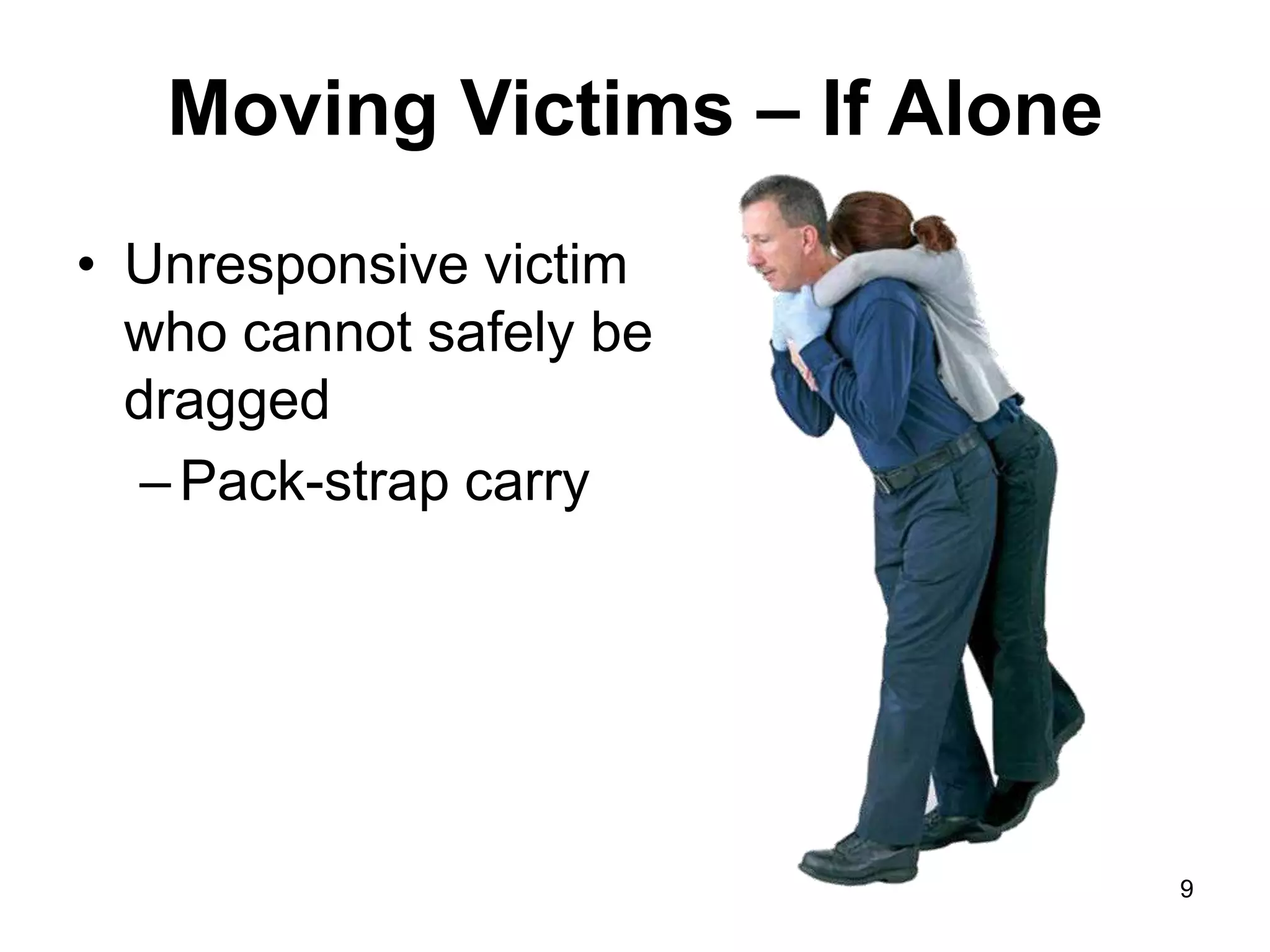 First aid lesson carrying | PPTX