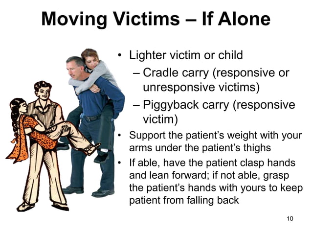 First aid lesson carrying | PPTX