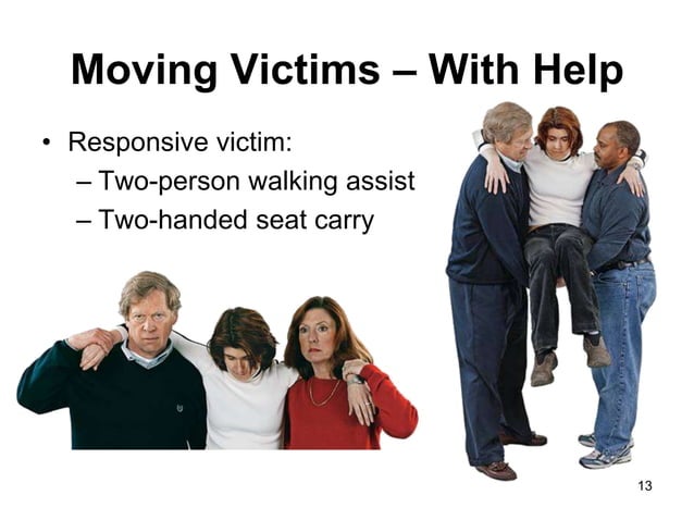 First aid lesson carrying | PPTX