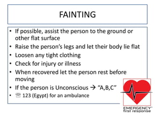 First aid management | PPTX