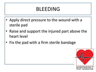 First aid management | PPTX