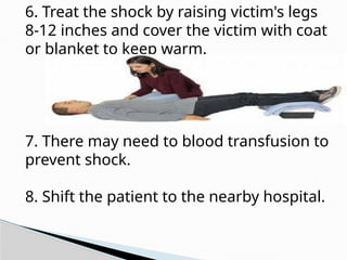 FIRST AID MANAGEMENT for haemrragh and shock .pptx