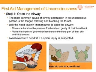 First Aid management of Unconscious.pptx