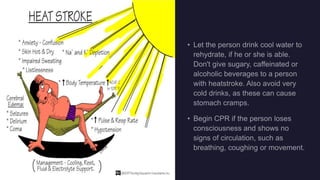 Heat Stroke First Aid Dos And Donts