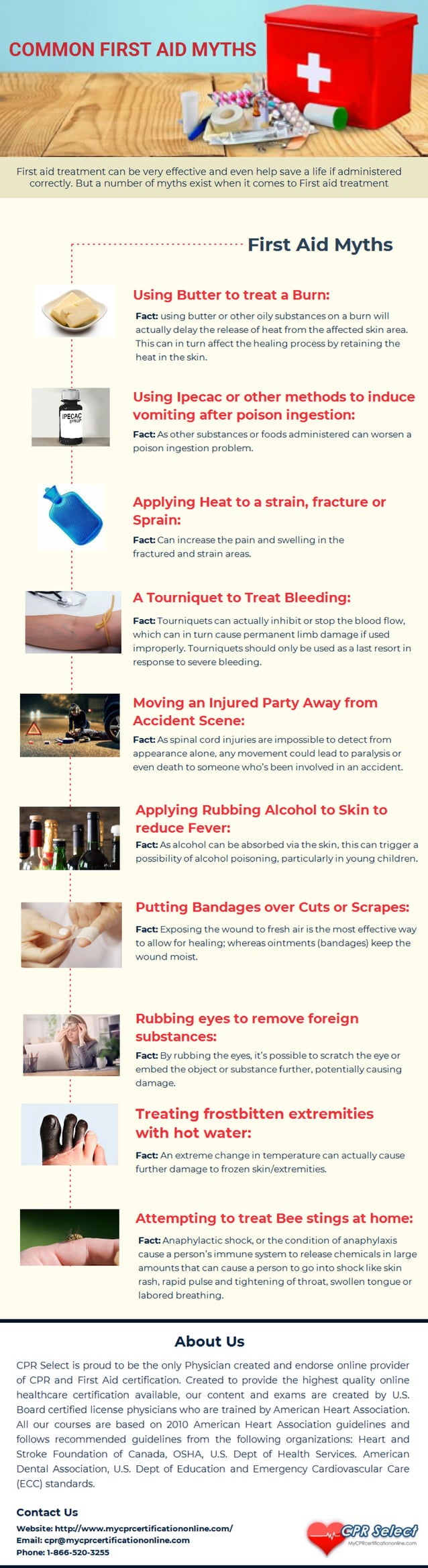 10 Common First Aid Myths and Mistakes | PDF