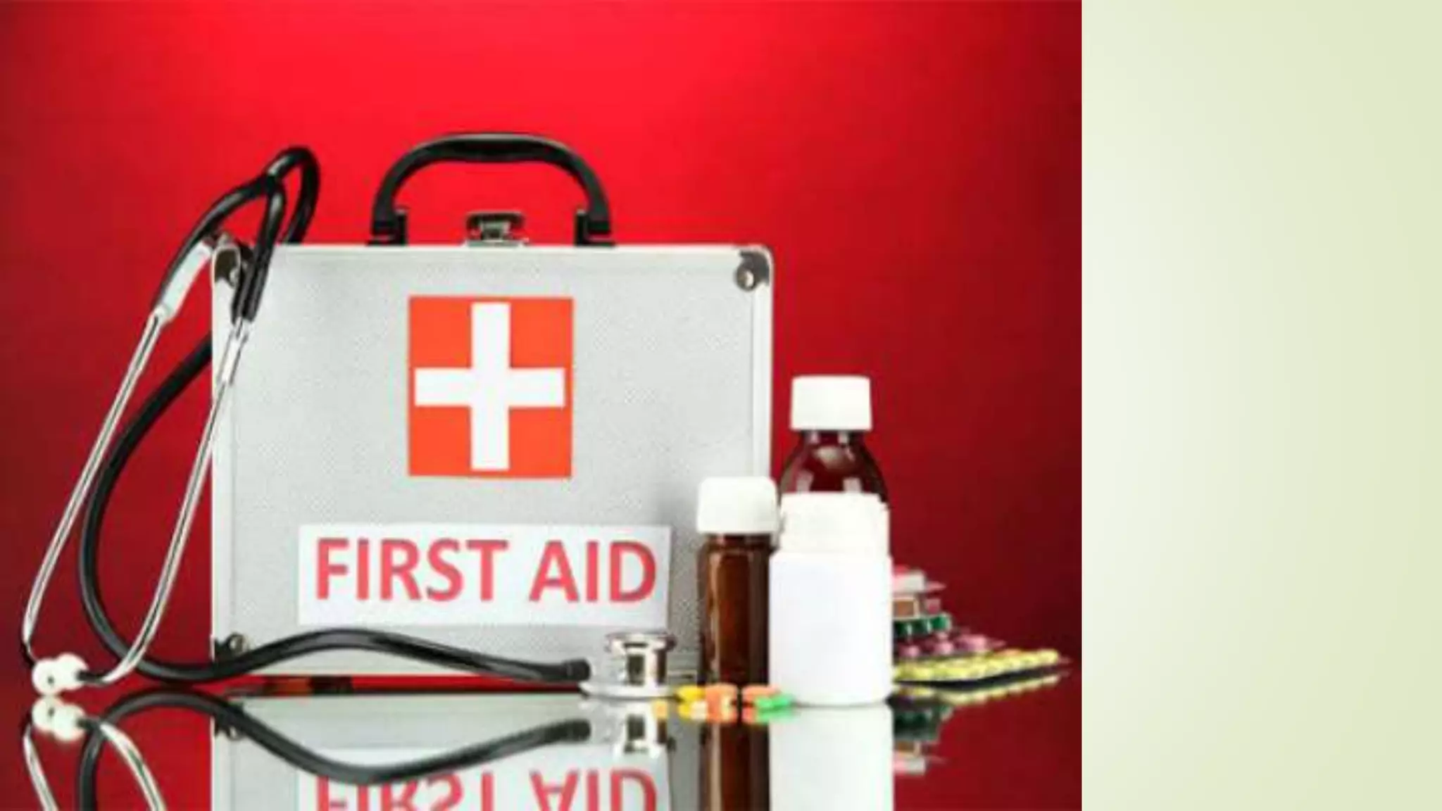 First aid in microbiology lab | PPTX