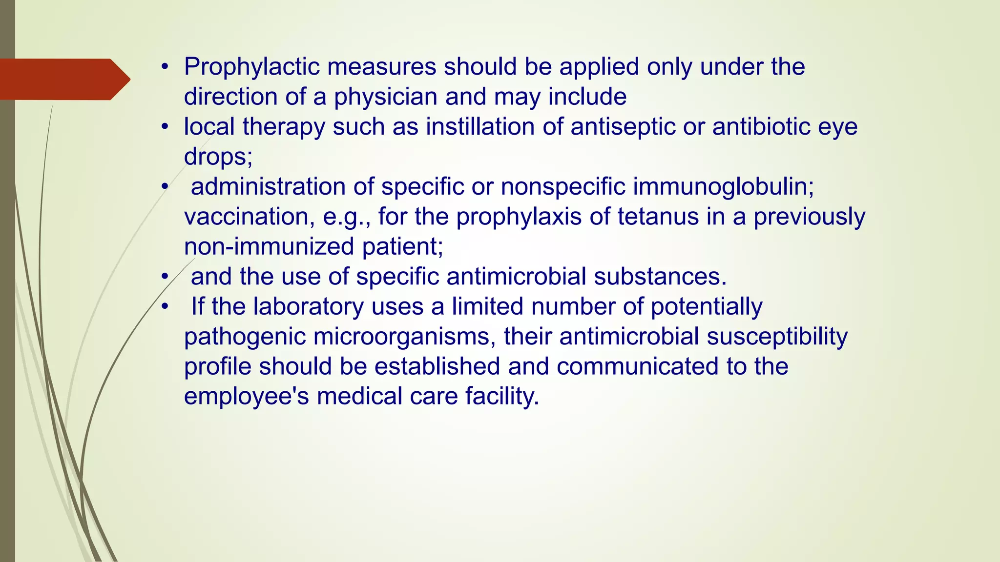 First aid in microbiology lab | PPTX