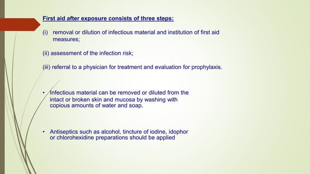 First aid in microbiology lab | PPTX