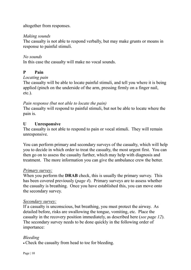 first_aid_notes_2019.pdf | First Aid | Injuries