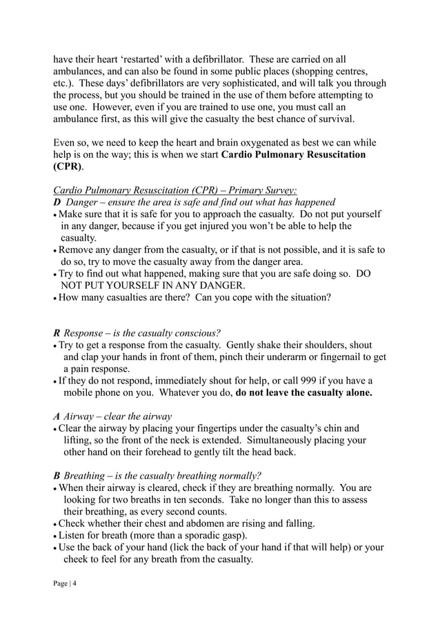 first_aid_notes_2019.pdf | First Aid | Injuries