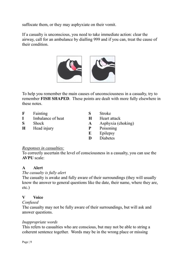 first_aid_notes_2019.pdf | First Aid | Injuries