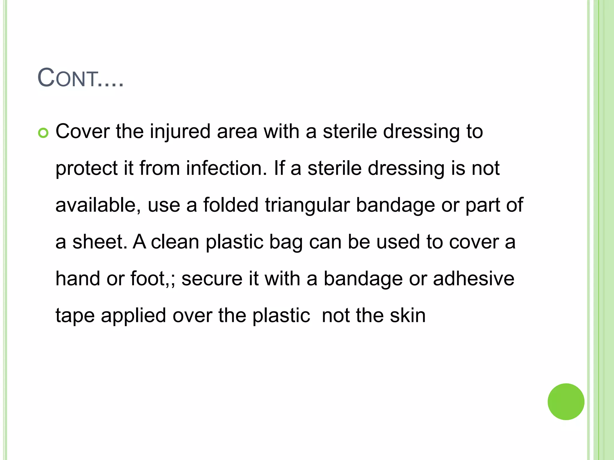 First aid nursing | PPTX