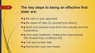 First aid part 1 | PPTX