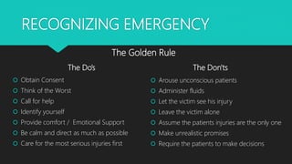 First Aid Part I | PPT