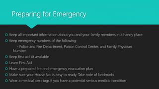 First Aid Part I | PPT