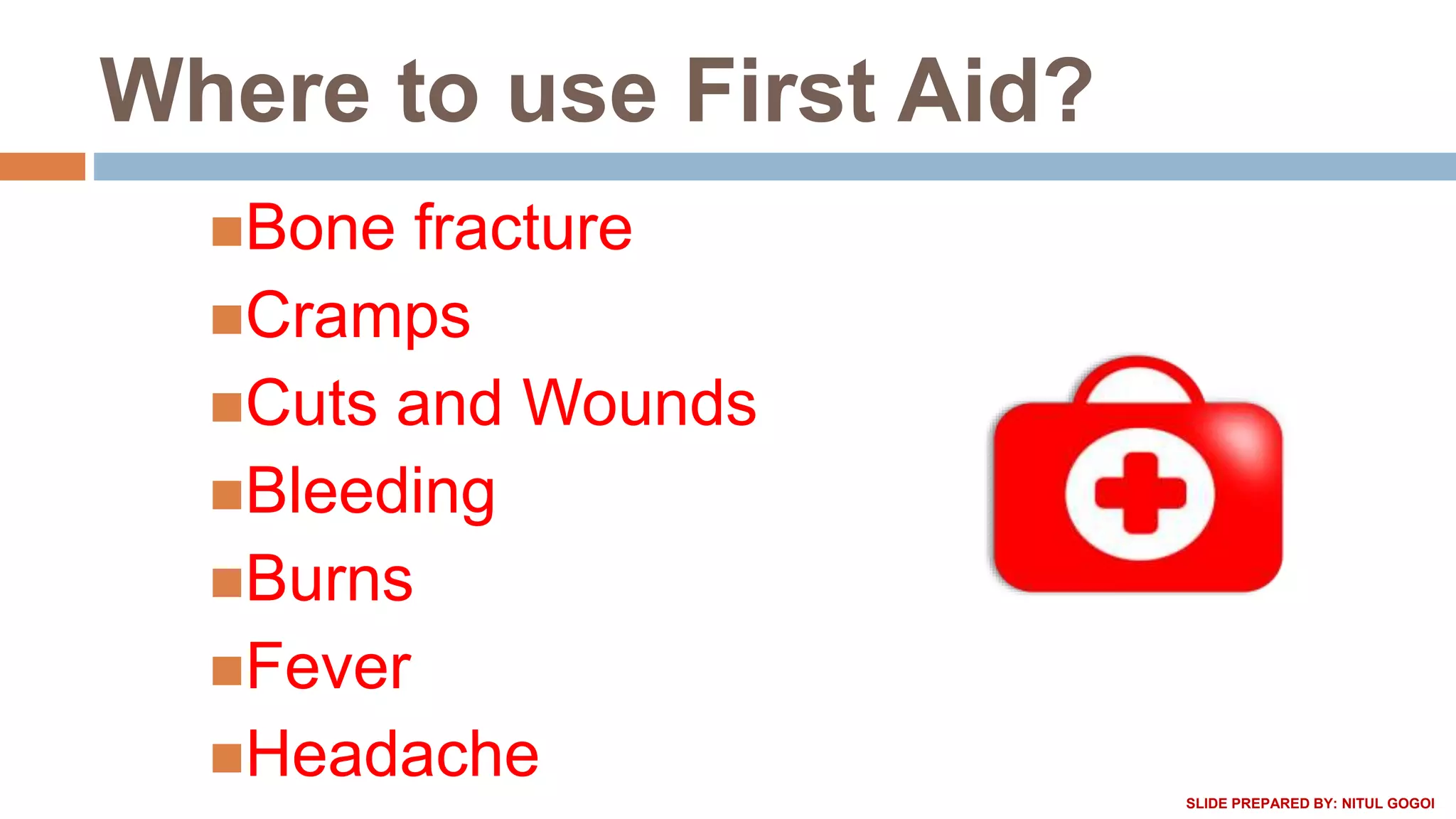 First aid & personal protective equipment(PPE) | PPTX