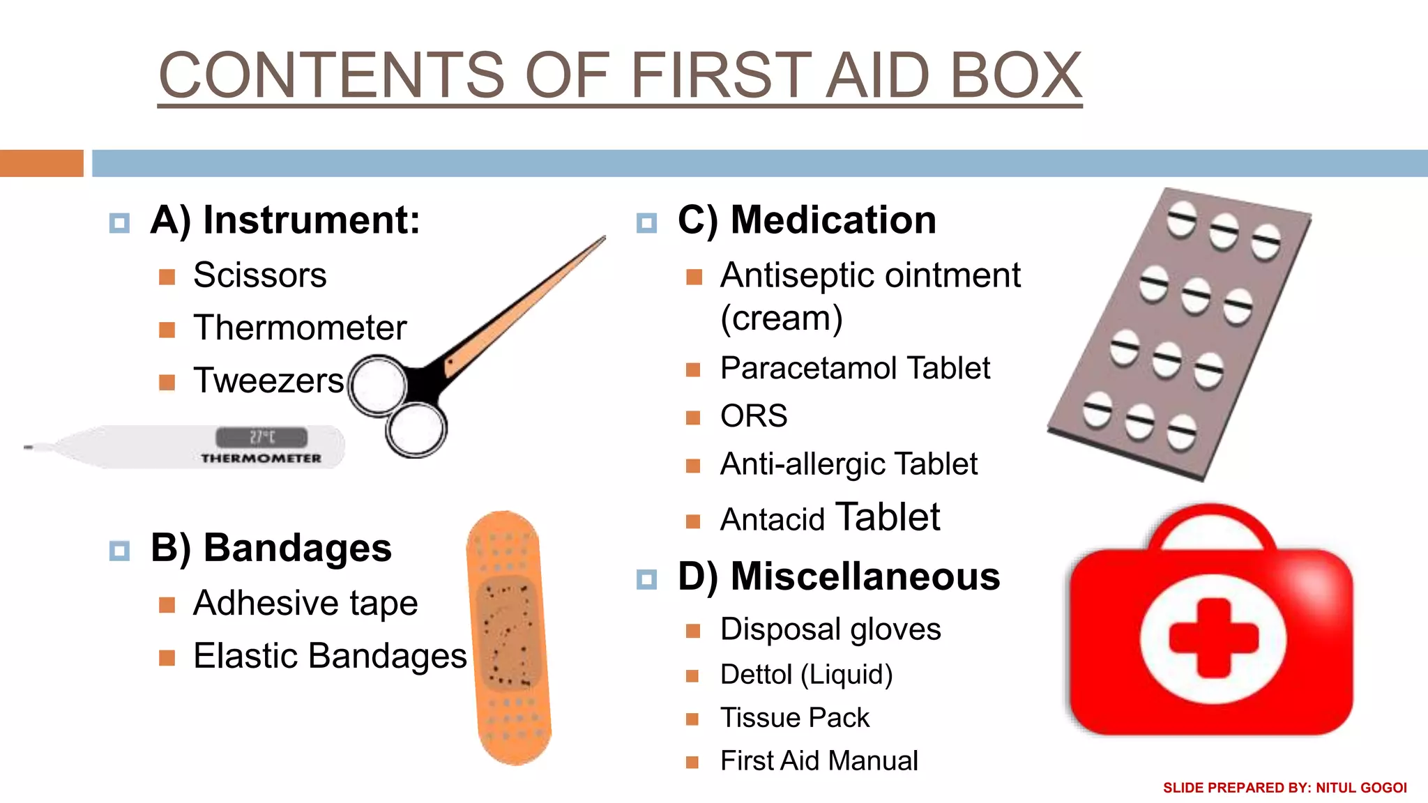 First aid & personal protective equipment(PPE) | PPTX
