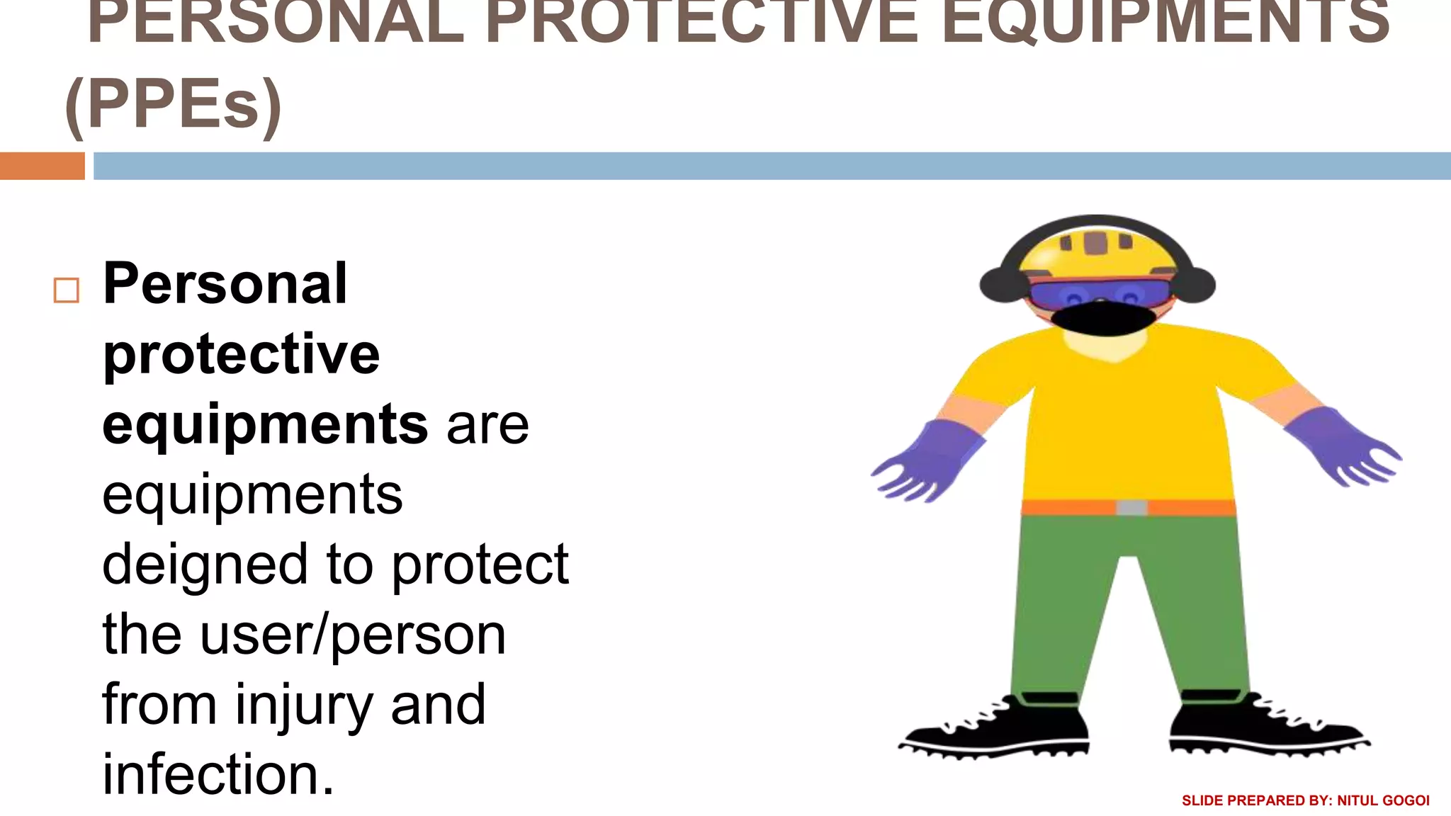 First aid & personal protective equipment(PPE) | PPTX