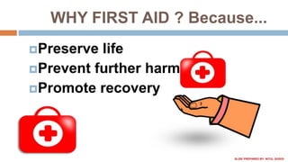 First aid & personal protective equipment(PPE) | PPTX