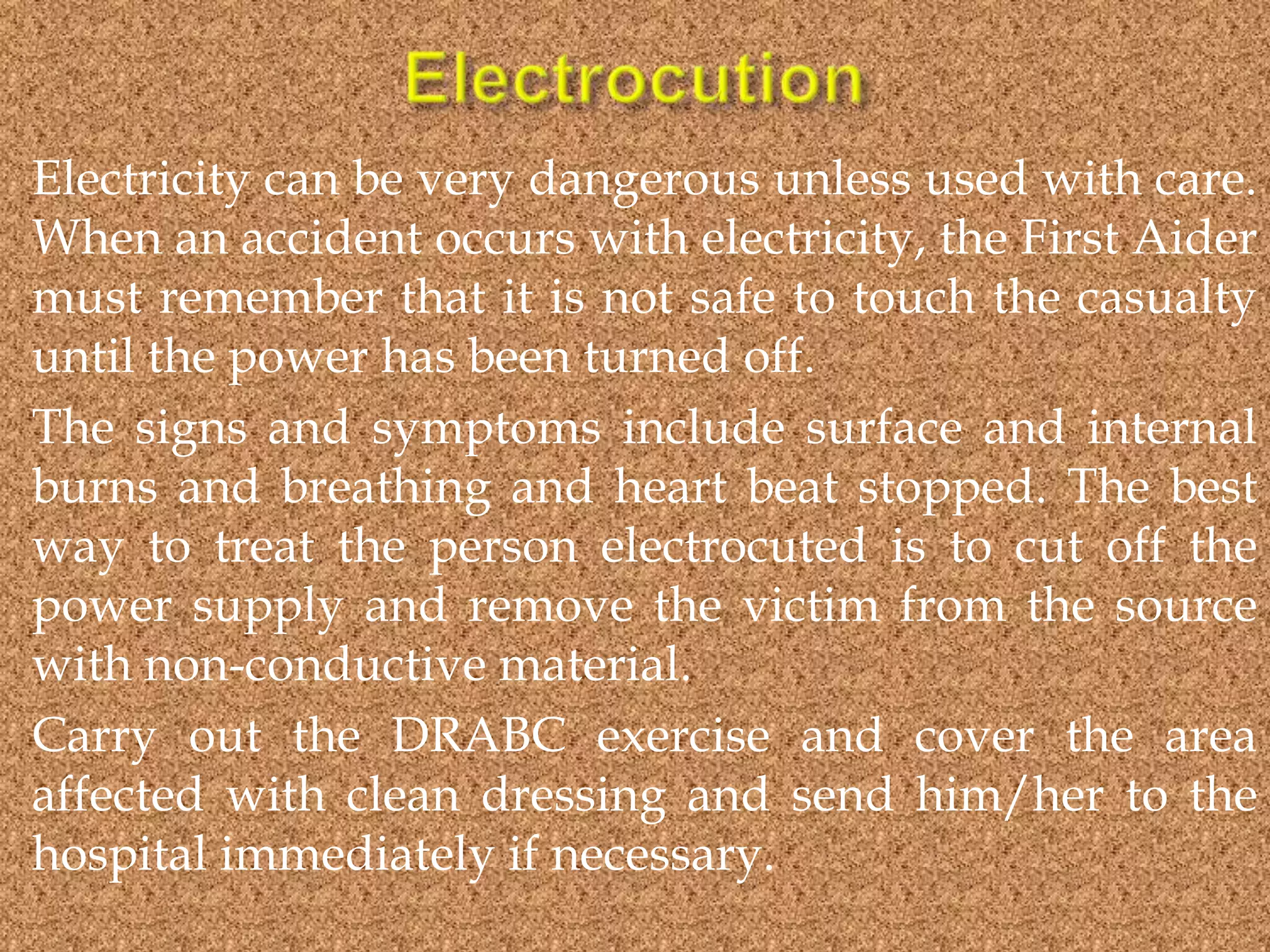 First aid ppt | PPTX