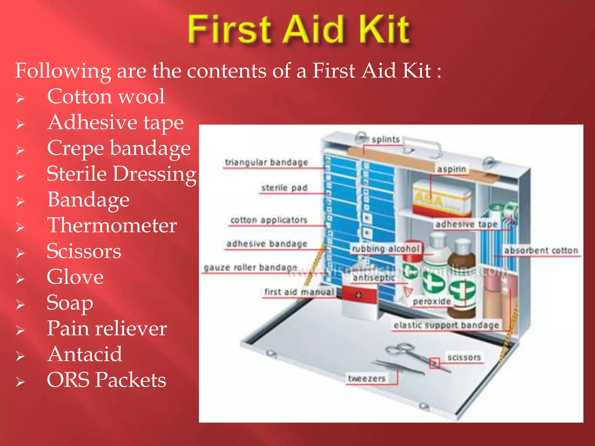 First aid ppt | PPTX