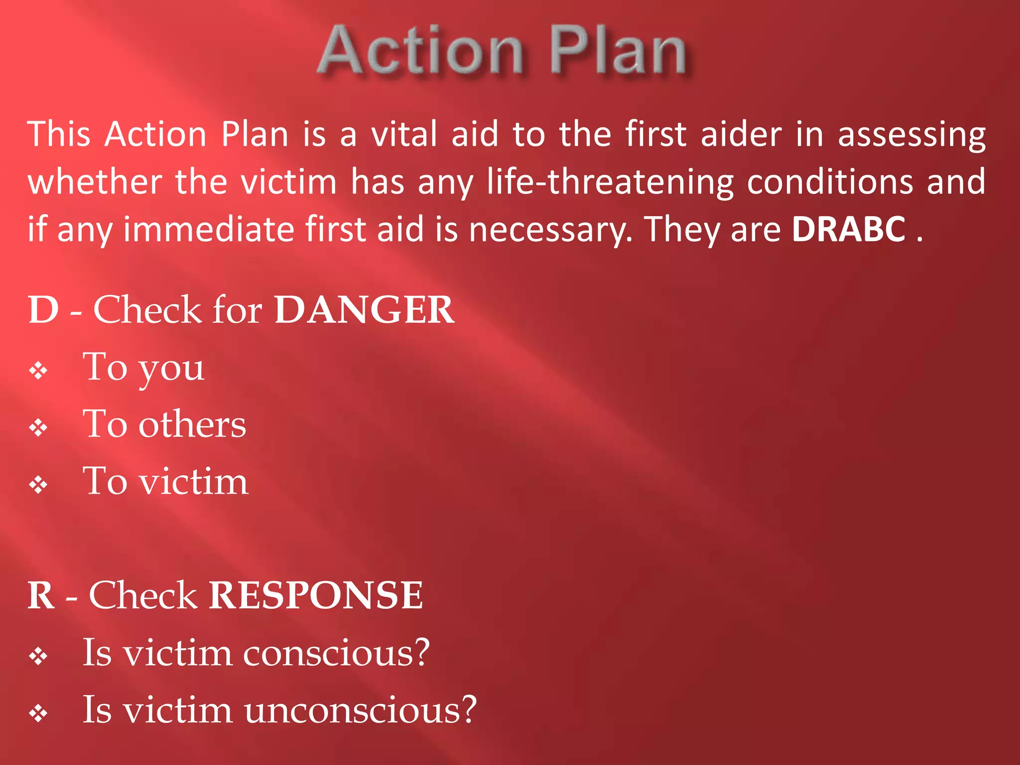 First aid ppt | PPTX