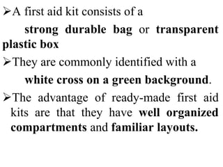 first aid PPT.pptx basic first aids ppts | PPT