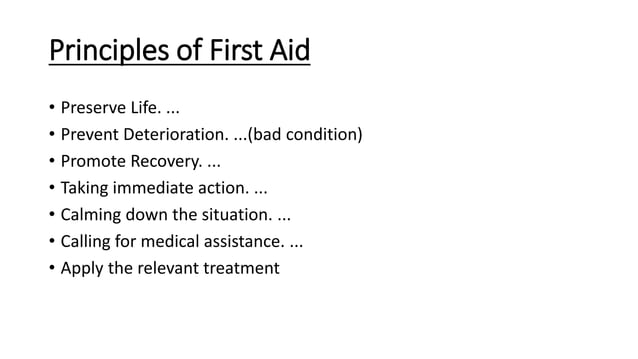 FIRST AID ppt (1).pptx | First Aid | Injuries