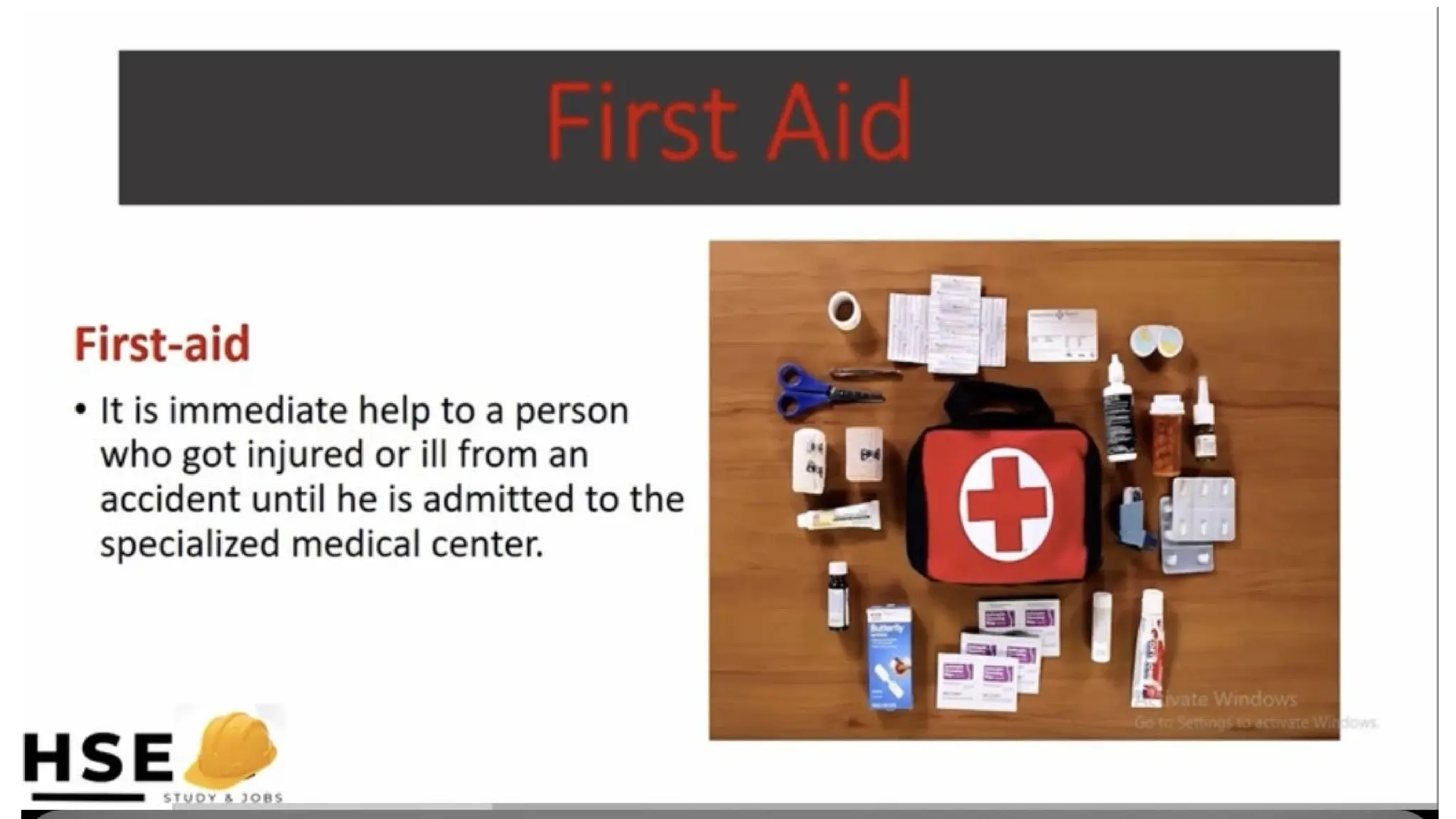 "Basic emergency care for injuries and illnesses." | PPT