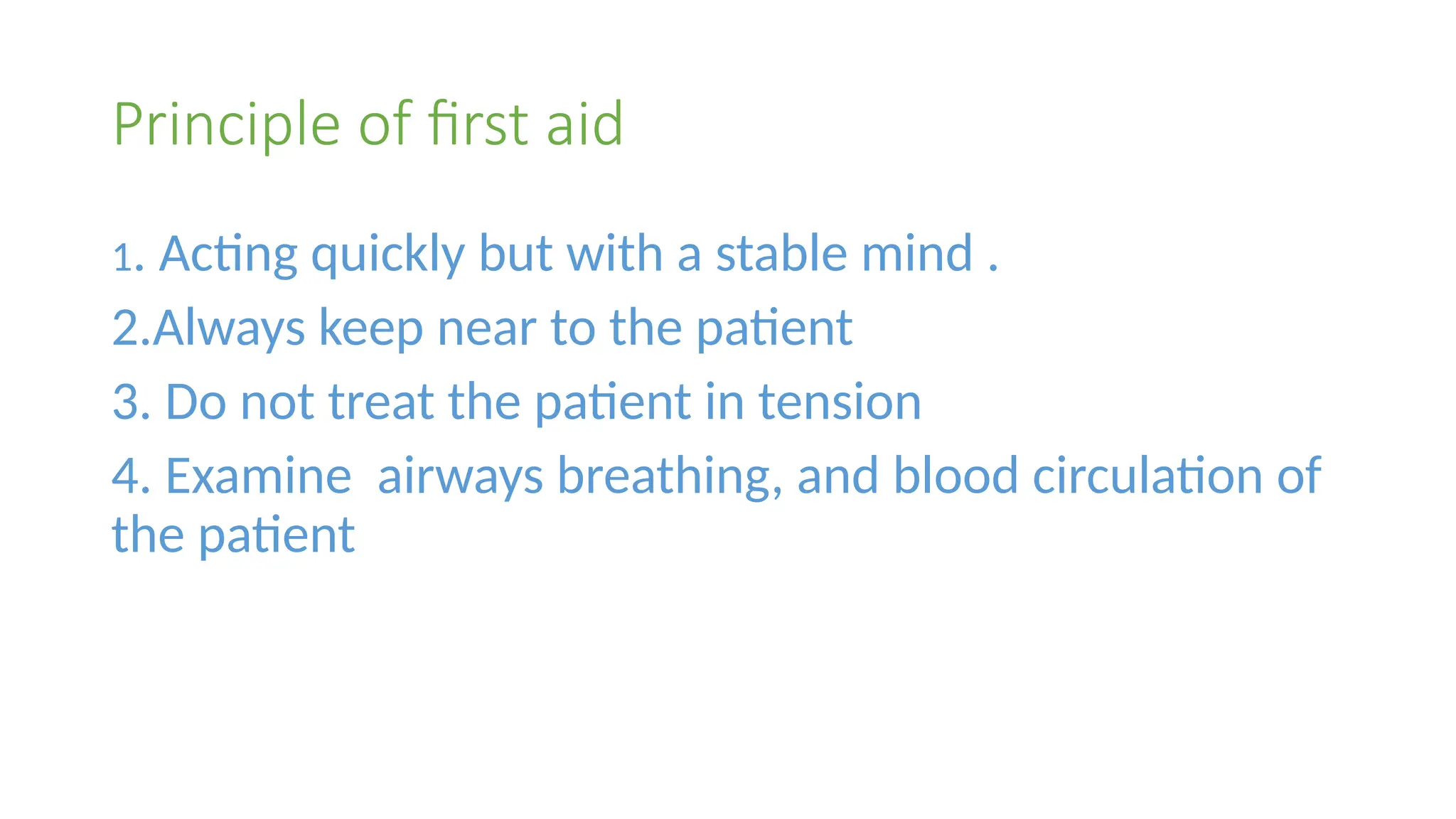 "Basic emergency care for injuries and illnesses." | PPT