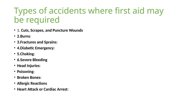 "Basic emergency care for injuries and illnesses." | PPT