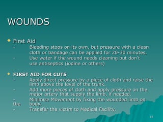 BASIC FIRST AID AND EMERGENCIES MANAGEMENT | PPT