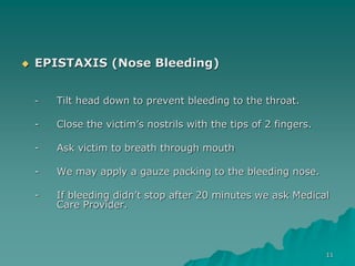 FIRST AID PRESENTATION ON INDUSTRIAL SAFETY by dr lal.ppt