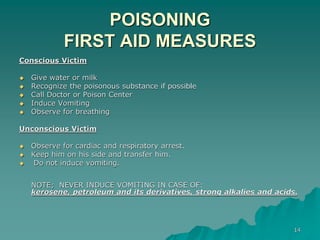 FIRST AID PRESENTATION ON INDUSTRIAL SAFETY by dr lal.ppt