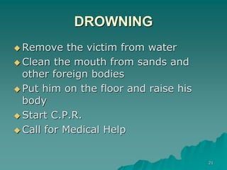 FIRST AID PRESENTATION ON INDUSTRIAL SAFETY by dr lal.ppt