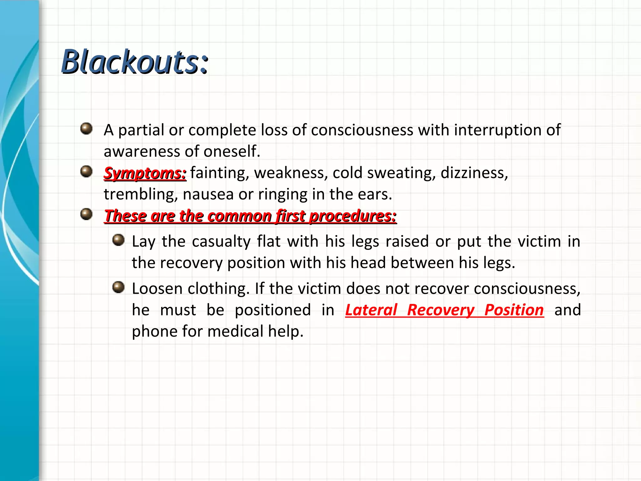 First aids 3 | PPT