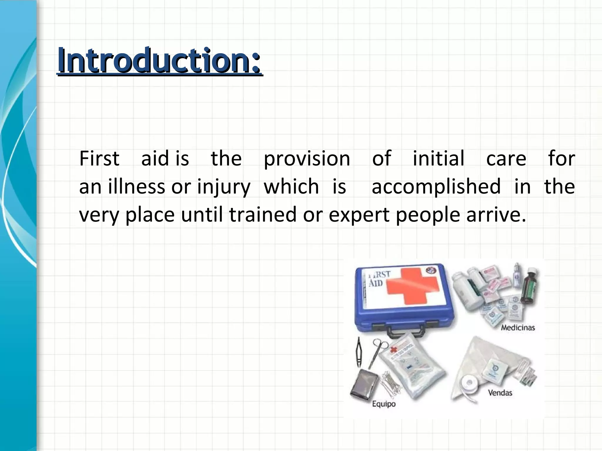 First aids 3 | PPT