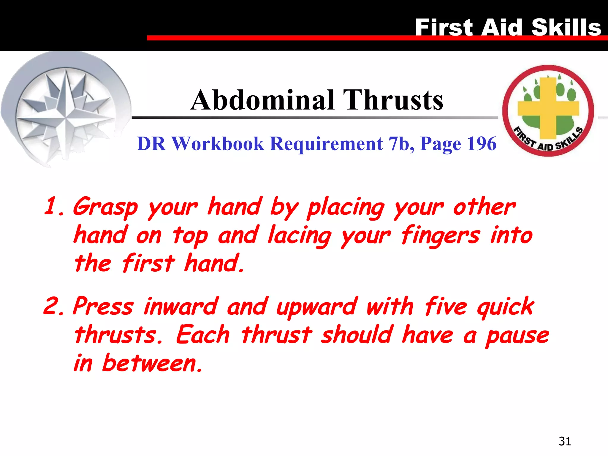 First aid skills_revised_jun06 | PPT