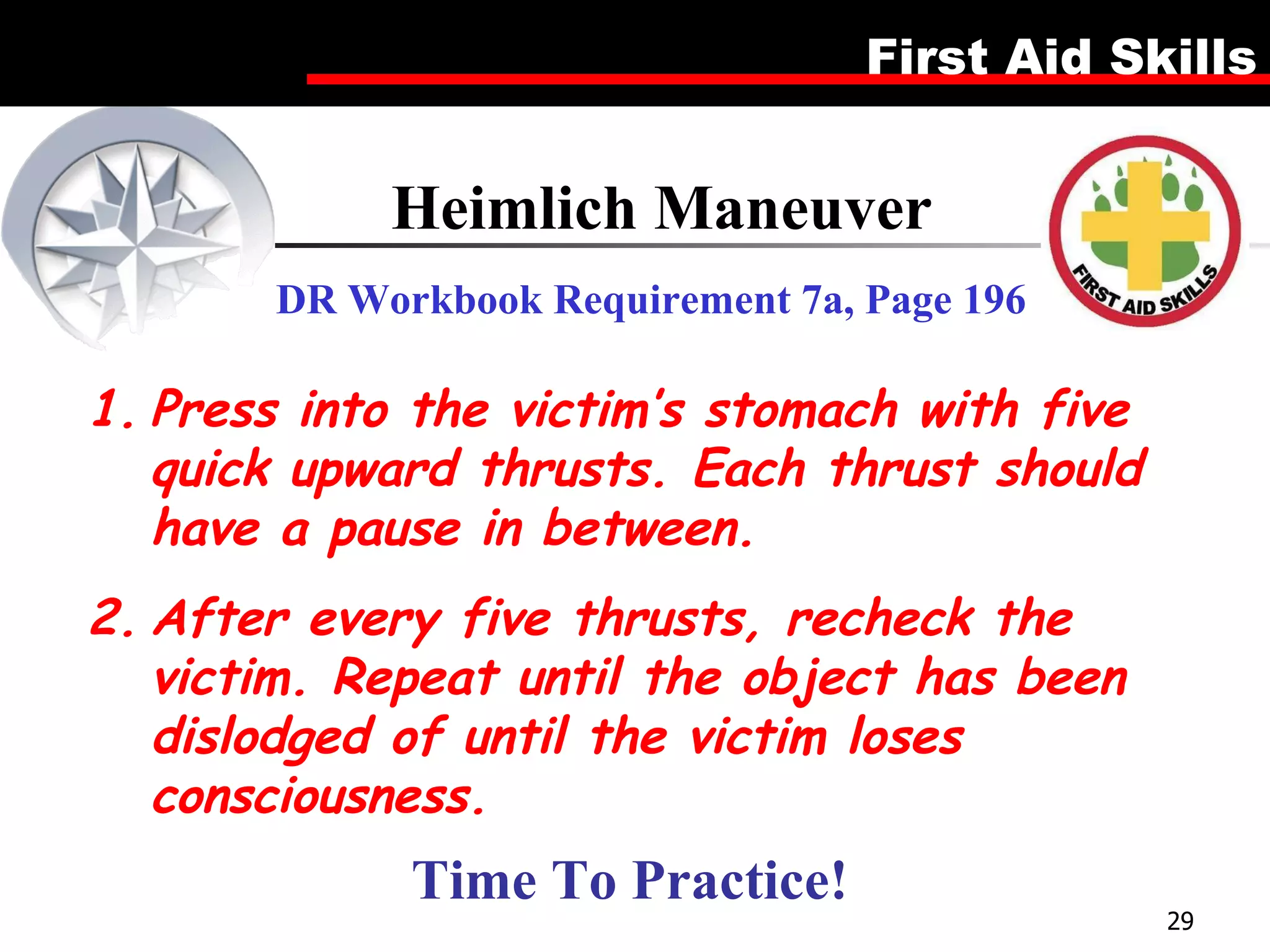 First aid skills_revised_jun06 (1) | PPT