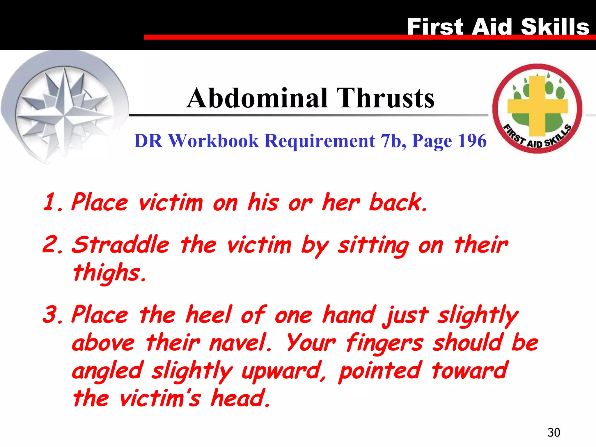 First aid skills_revised_jun06 (1) | PPT
