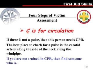 First aid skills_revised_jun06 (1) | PPT