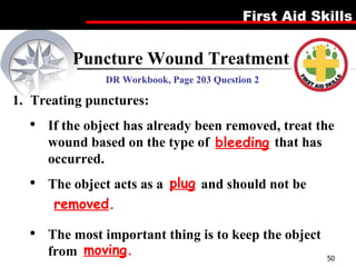 Puncture Wound First Aid