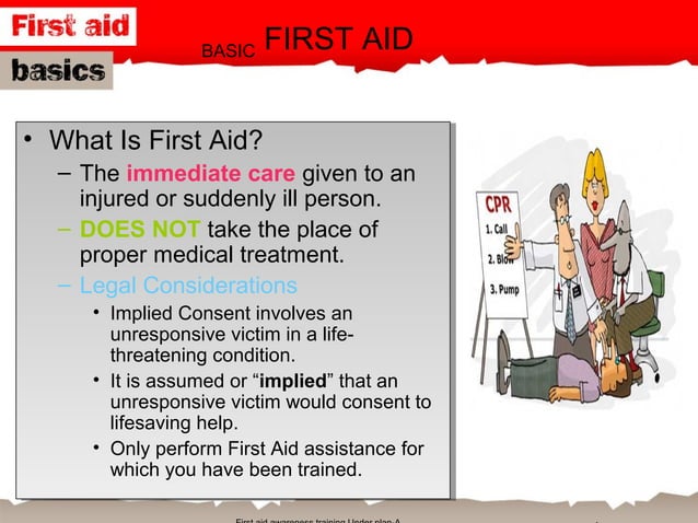 First Aid Training | PPT | First Aid | Injuries