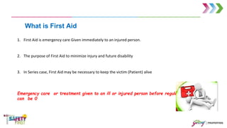 First Aid Training.pptx this ppt used for the skills of improving of ...